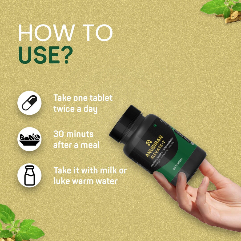 ELEVATE-T | Boosts Testosterone Naturally | Stamina & Muscle Growth