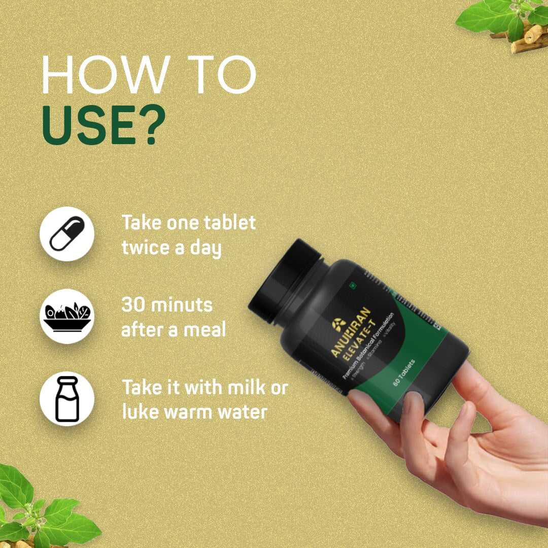 ELEVATE-T | Boosts Testosterone Naturally | Stamina & Muscle Growth